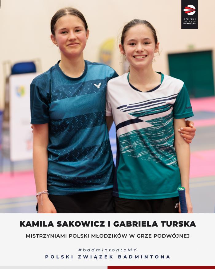 Kamila Sakowicz medalistką Mistrzostw Polski Młodzików w Badmintonie ...